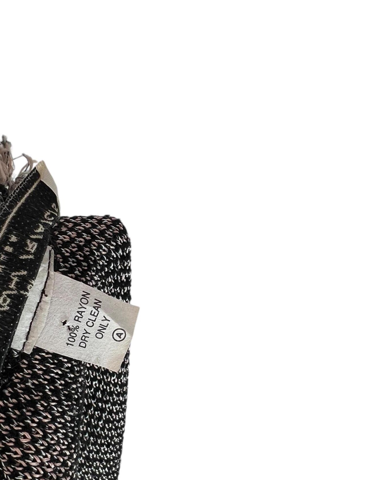 Vintage BRENDA FRENCH French Rags Hand Loomed Open Vest With Fringe M ...