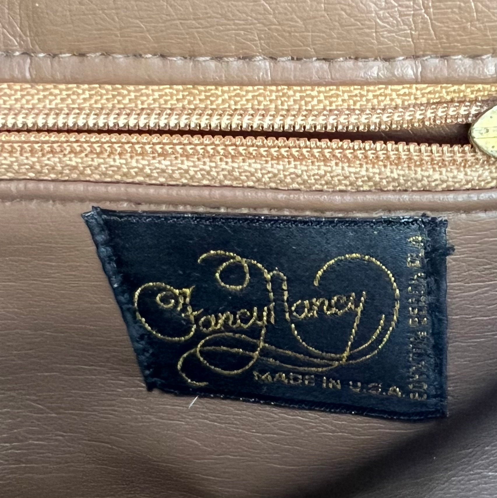 Fancy Nancy Vintage C. 1980's Leather Handpainted Hinged Pouch ...