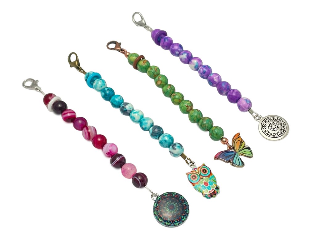 Beaded Knitting Row Counter: Abacus Style Crochet Progress Keeper - Etsy