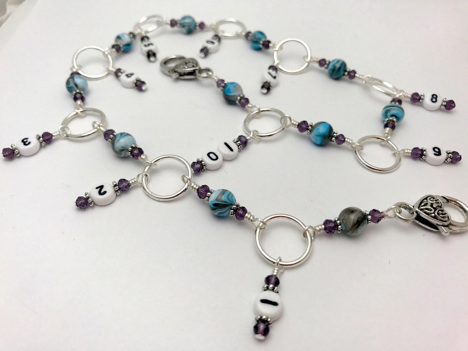 Row Counter Chain for Knitting Snag Free Abacus Gifts for - Etsy