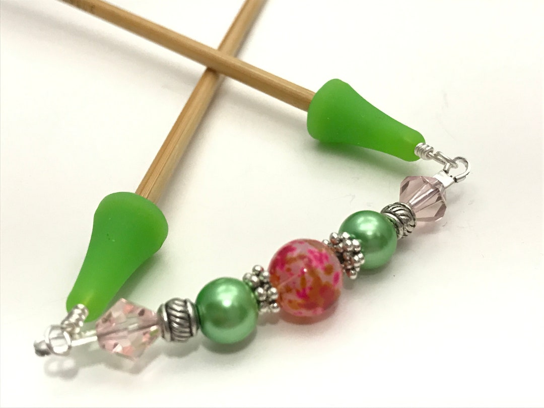 Knitting Needle Point Protectors, Stitch Holder, Gift for Knitters ...