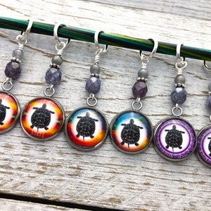 Turtle Stitch Markers for Knitting or Crochet, Gift for Knitters ...