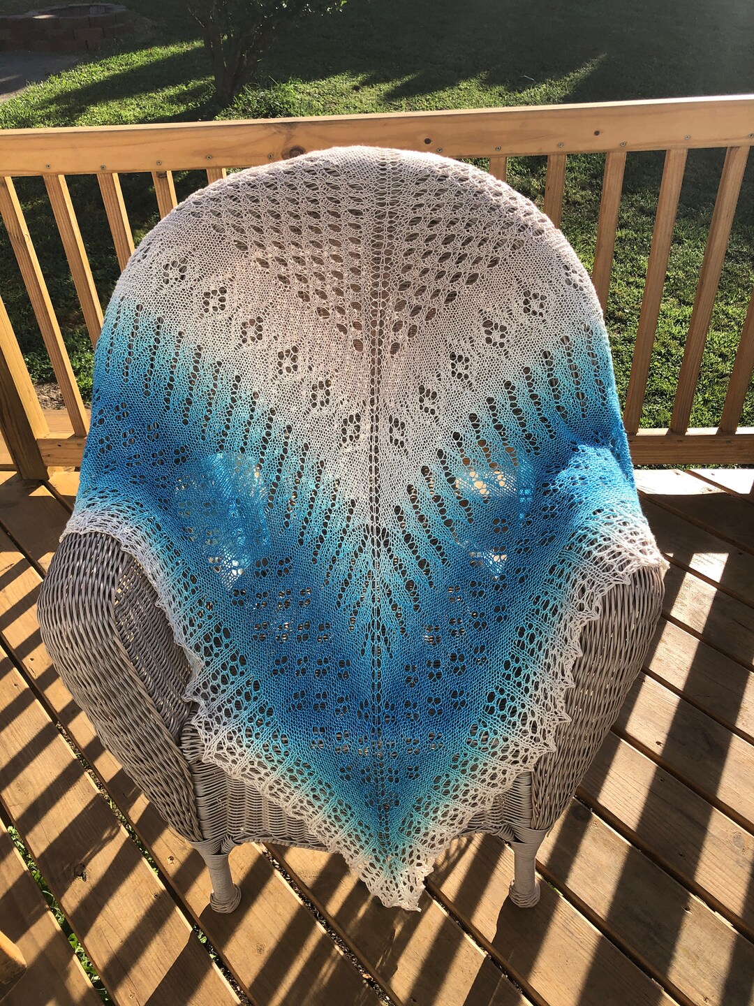 Chal de encaje, chal de boda, punto de mano envoltura extra grande ...