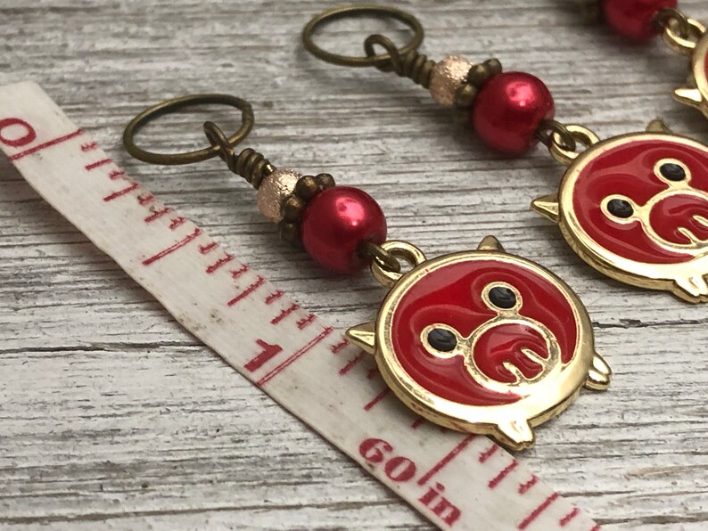 Pig Stitch Markers for Knitting Knitting Gift Mother's | Etsy