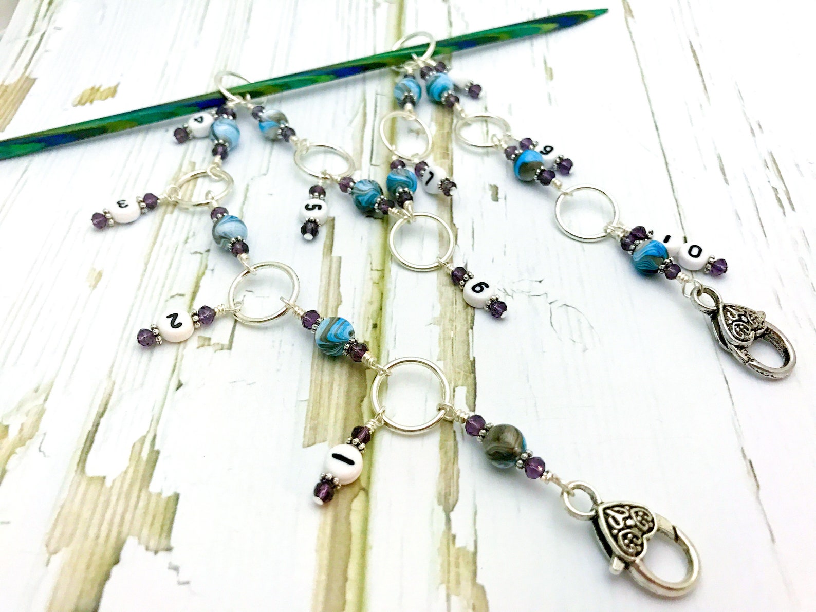 Row Counter Chain for Knitting Snag Free Abacus Gifts for - Etsy