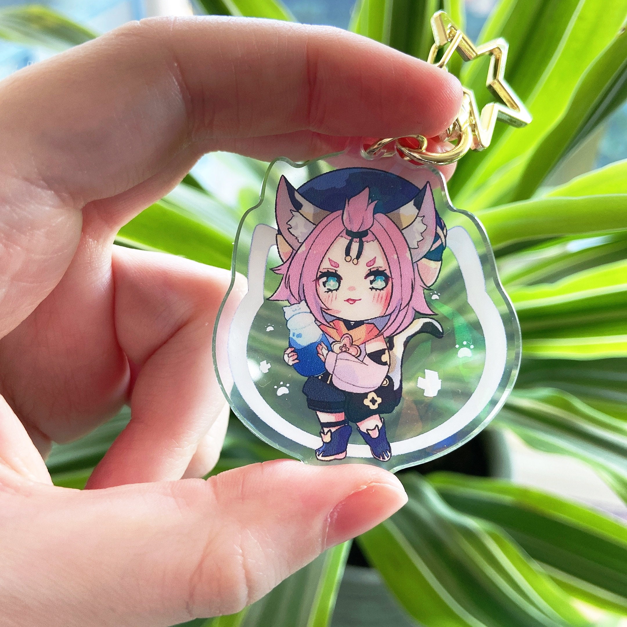 Genshin Impact Character Acrylic Keychain Charms Razor - Etsy Canada