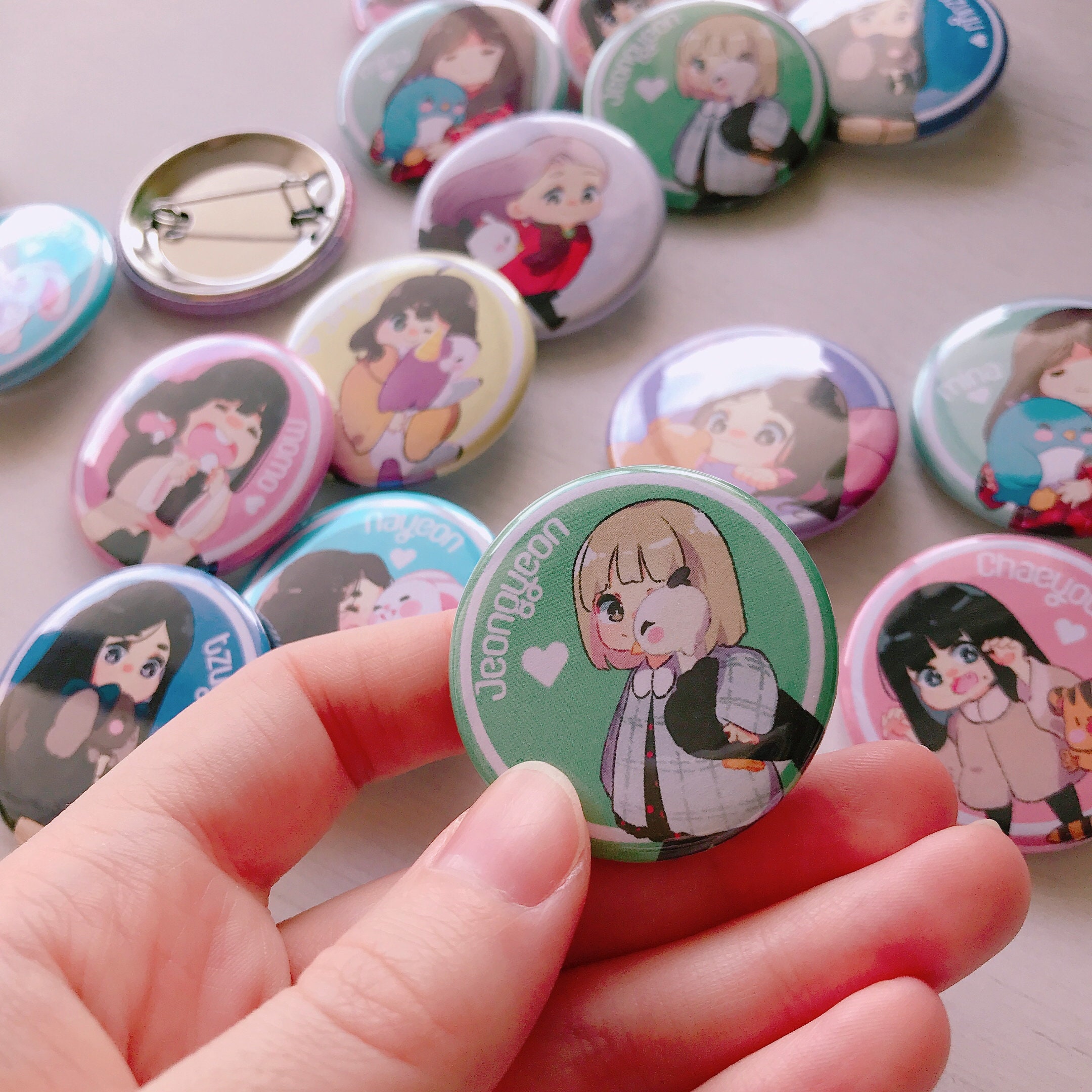 Twice Member Buttons | Etsy