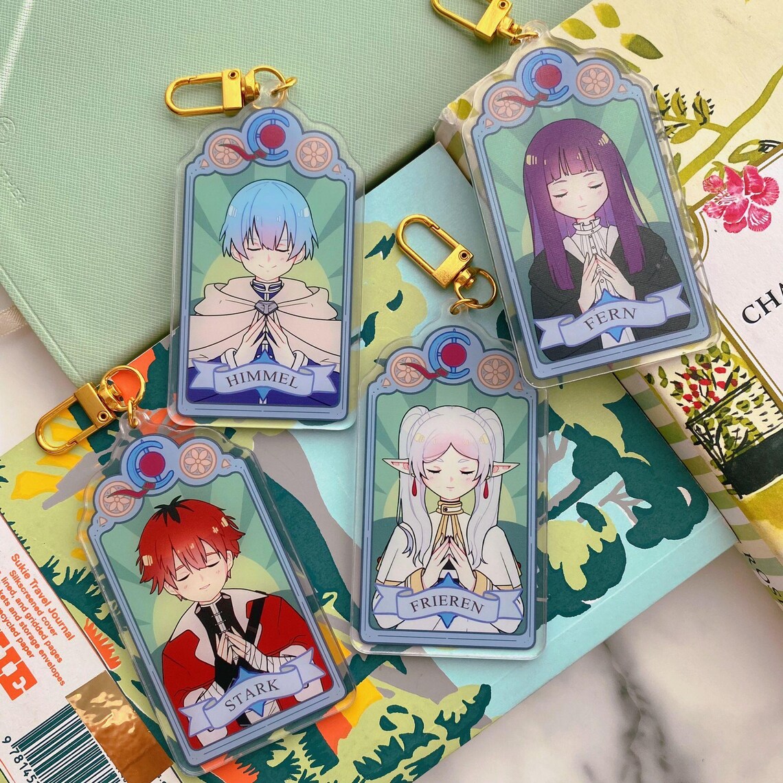 Before the End, Her Journey Continues - Anime Elf Acrylic Charms - Etsy