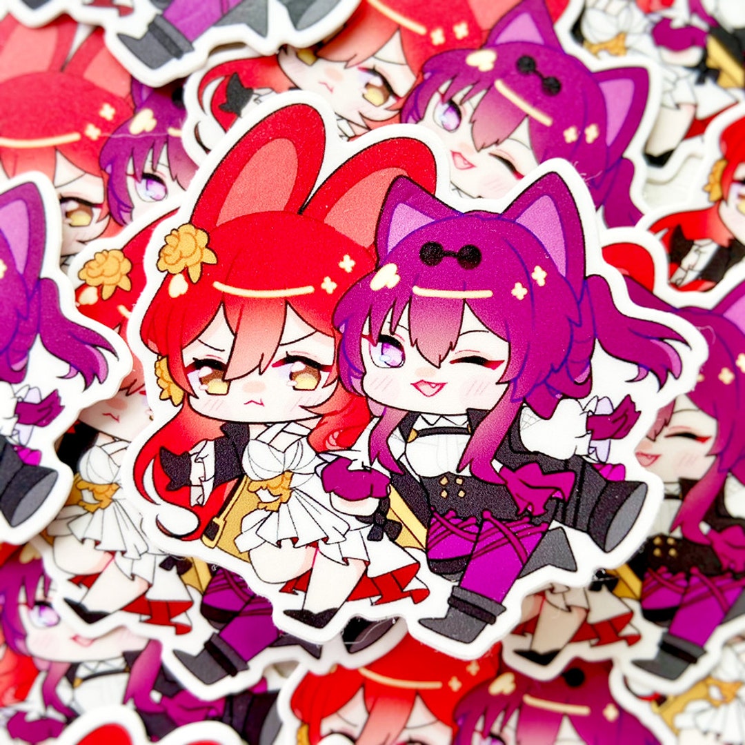Kafhime Sticker - Kafka and Himeko Themed Honkai Star Rail Sticker - Etsy