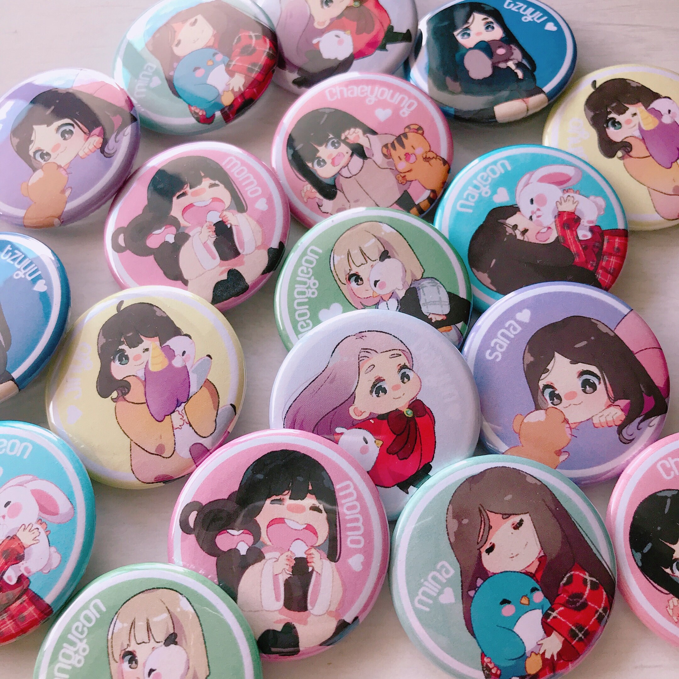 Twice Member Buttons | Etsy