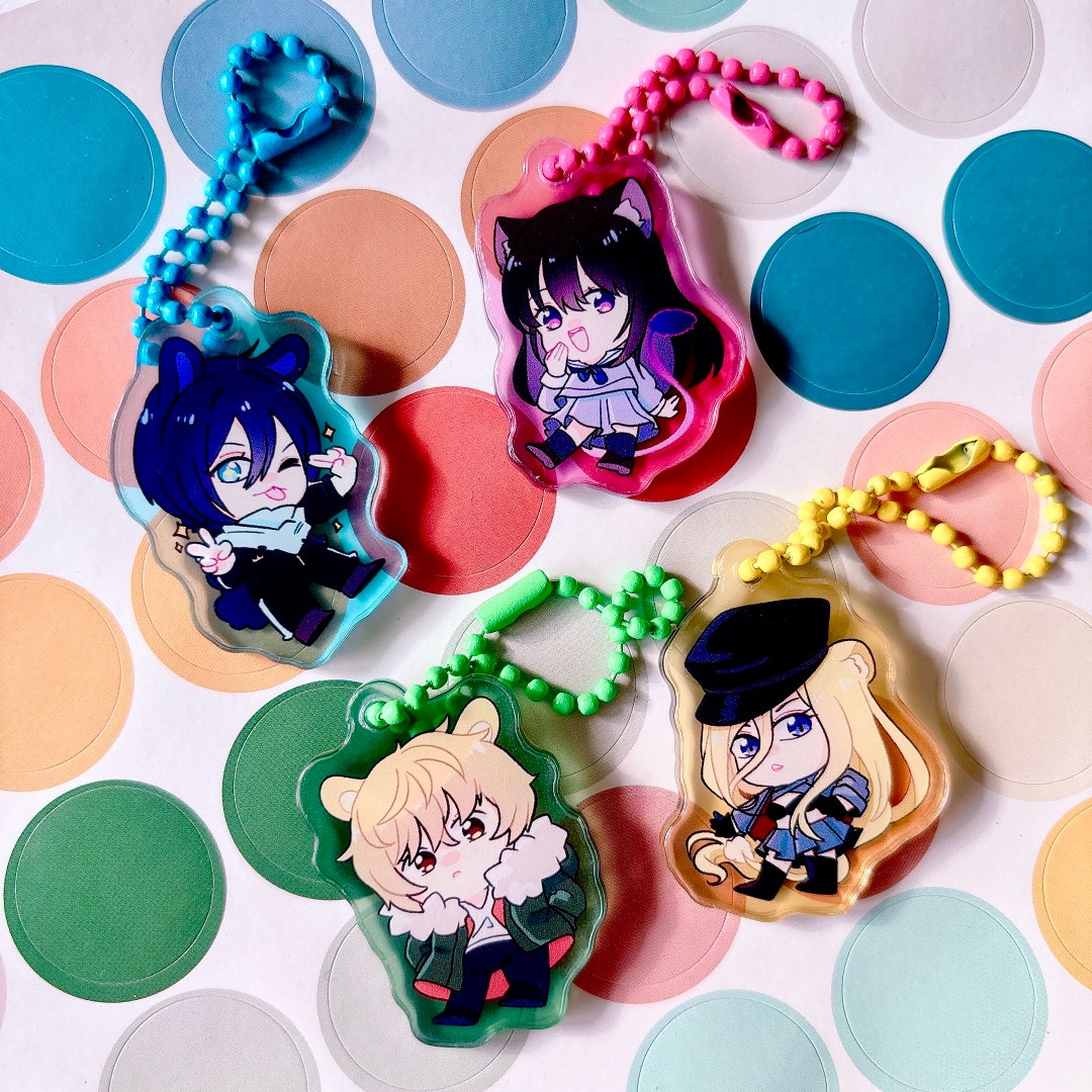 Noragami Inspired Mini Keychain - Yato, Hiyori, Yukine, Bishamon - Etsy