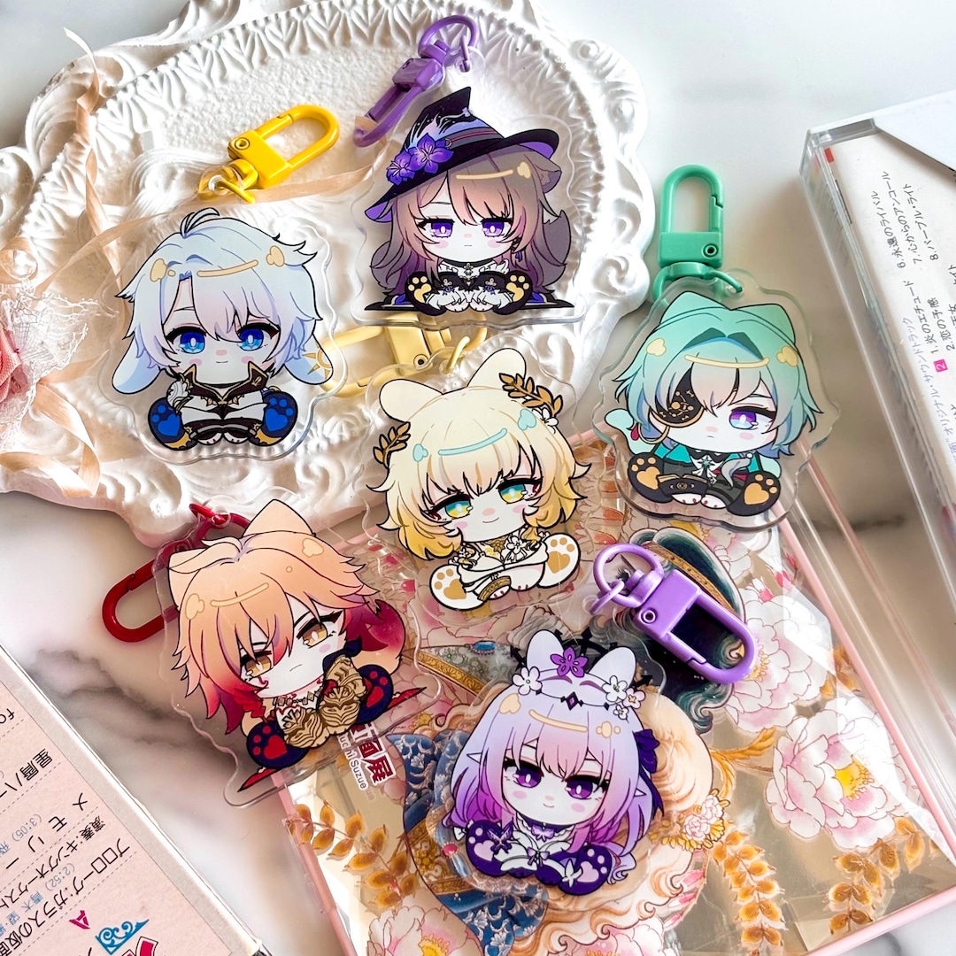 Honkai Star Rail Amphoreus Keychain Charms: Mydei, Phainon, Castorice ...