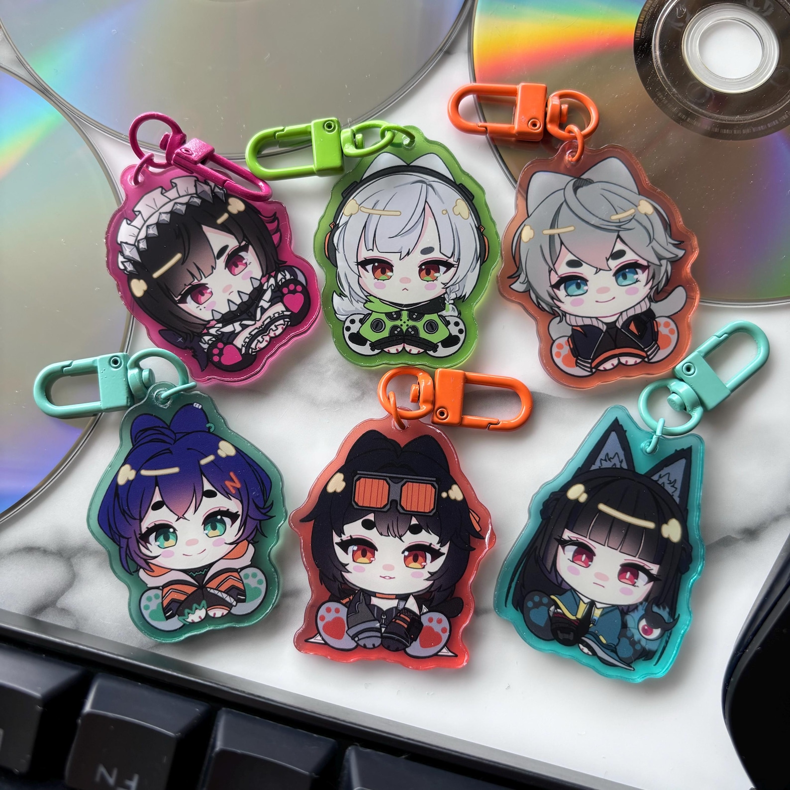 Zenless Zone Zero Keychains: ZZZ Acrylic Charms - Etsy
