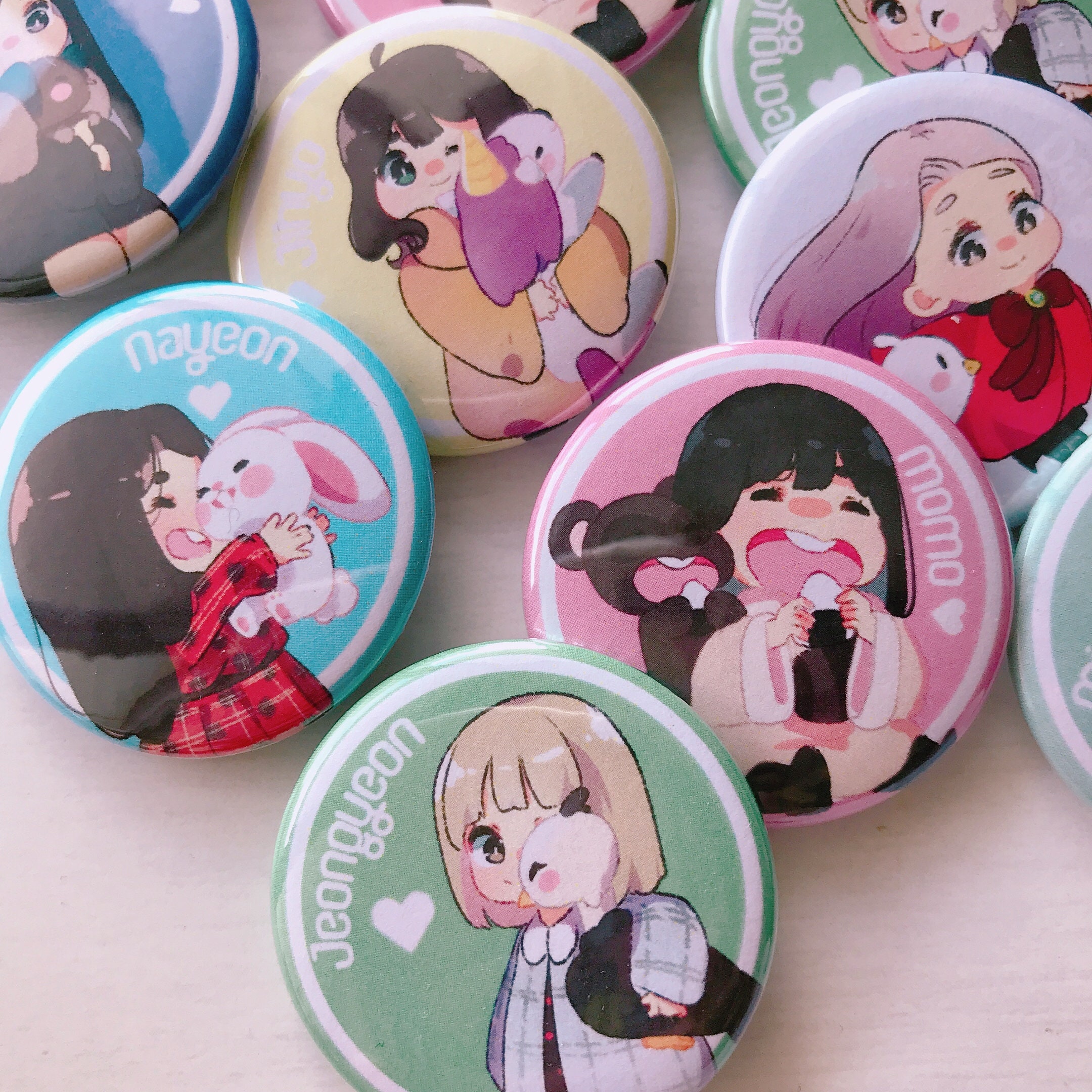 Twice Member Buttons | Etsy