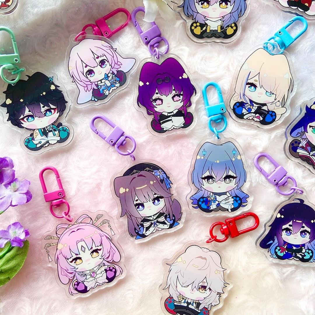 Honkai Star Rail Charms Dan Heng, Kafka, Jing Yuan, Sampo, Pom Pom ...