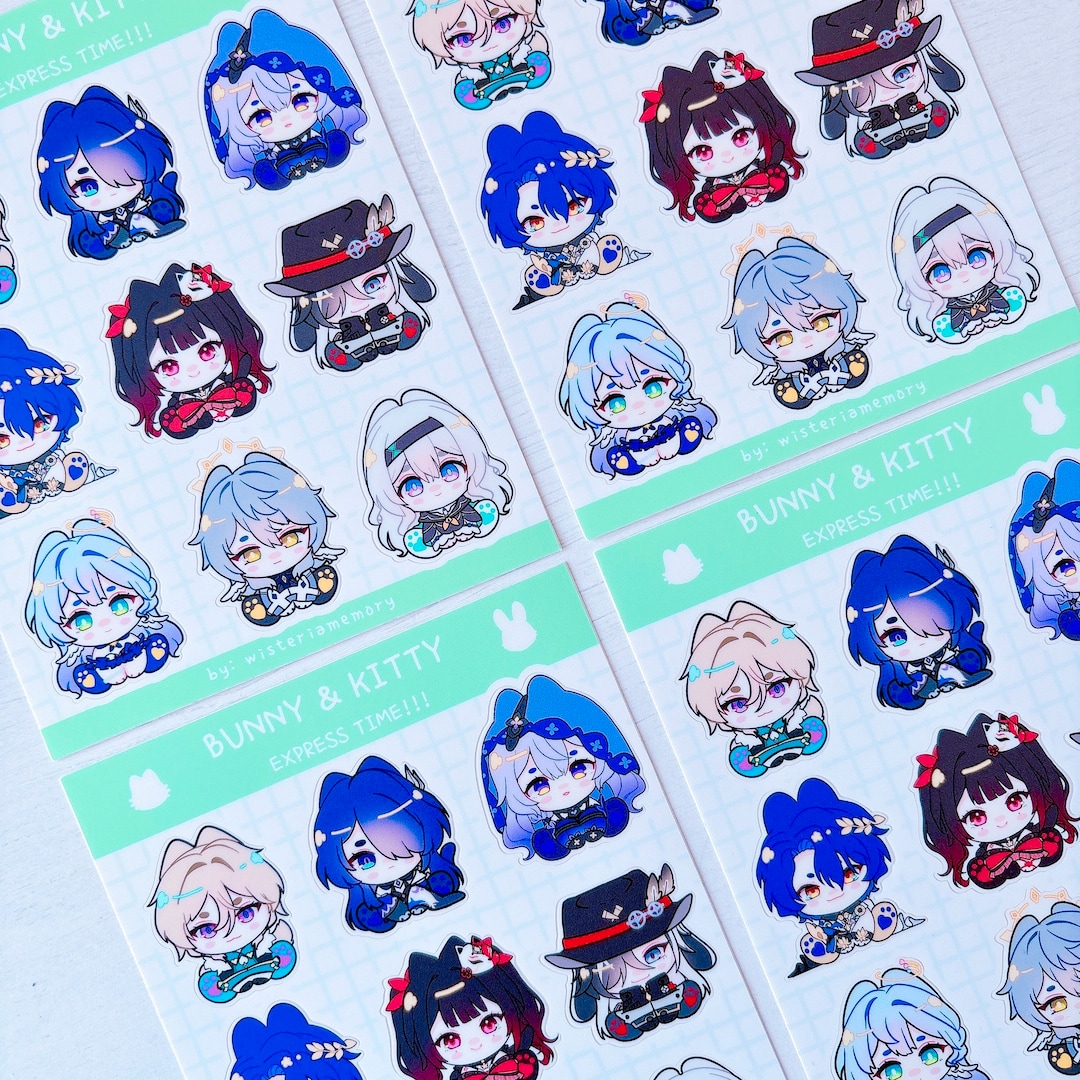 Honkai Star Rail Stickers - Penacony HSR Stickers - Aventurine ...