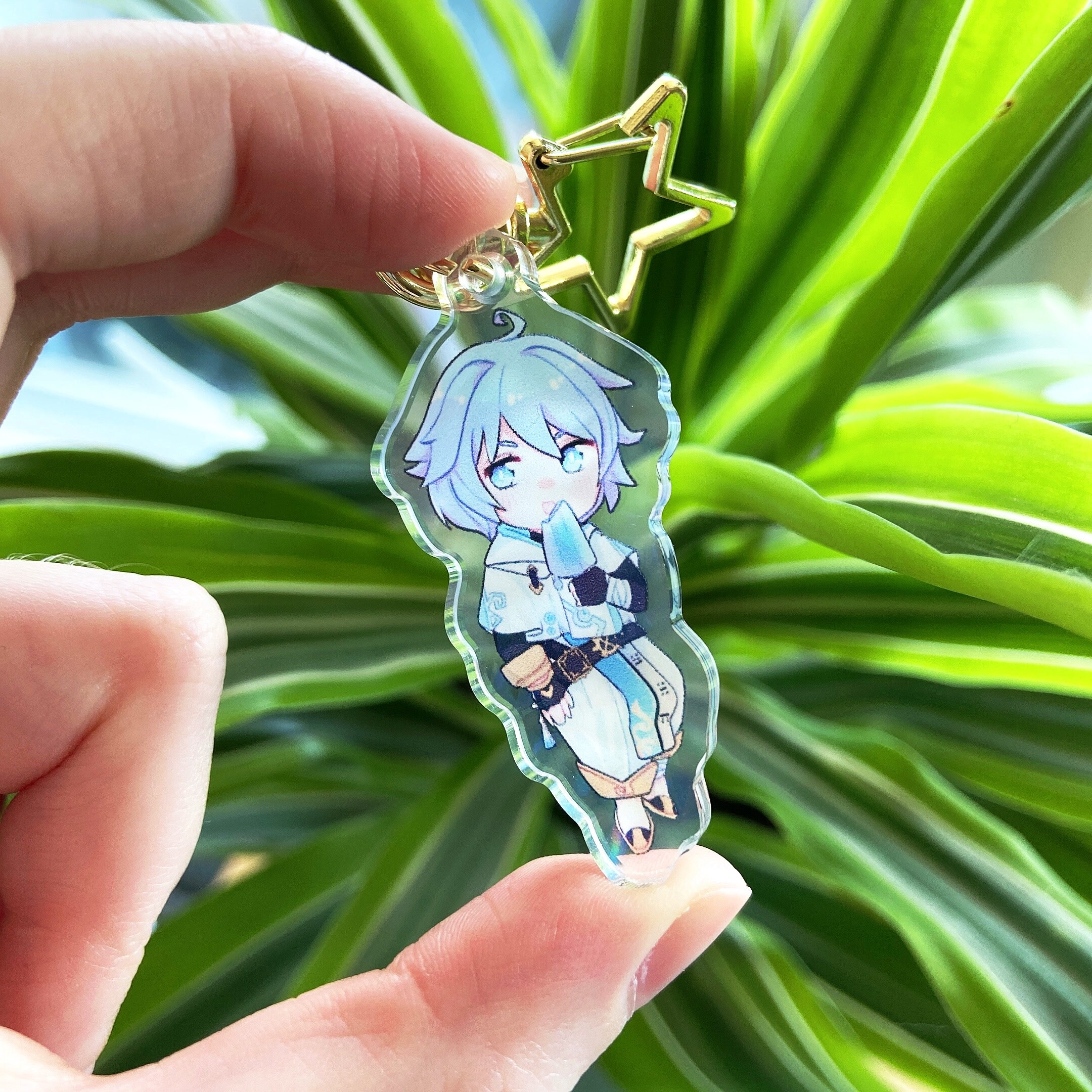 Genshin Impact Character Acrylic Keychain Charms Razor - Etsy Canada