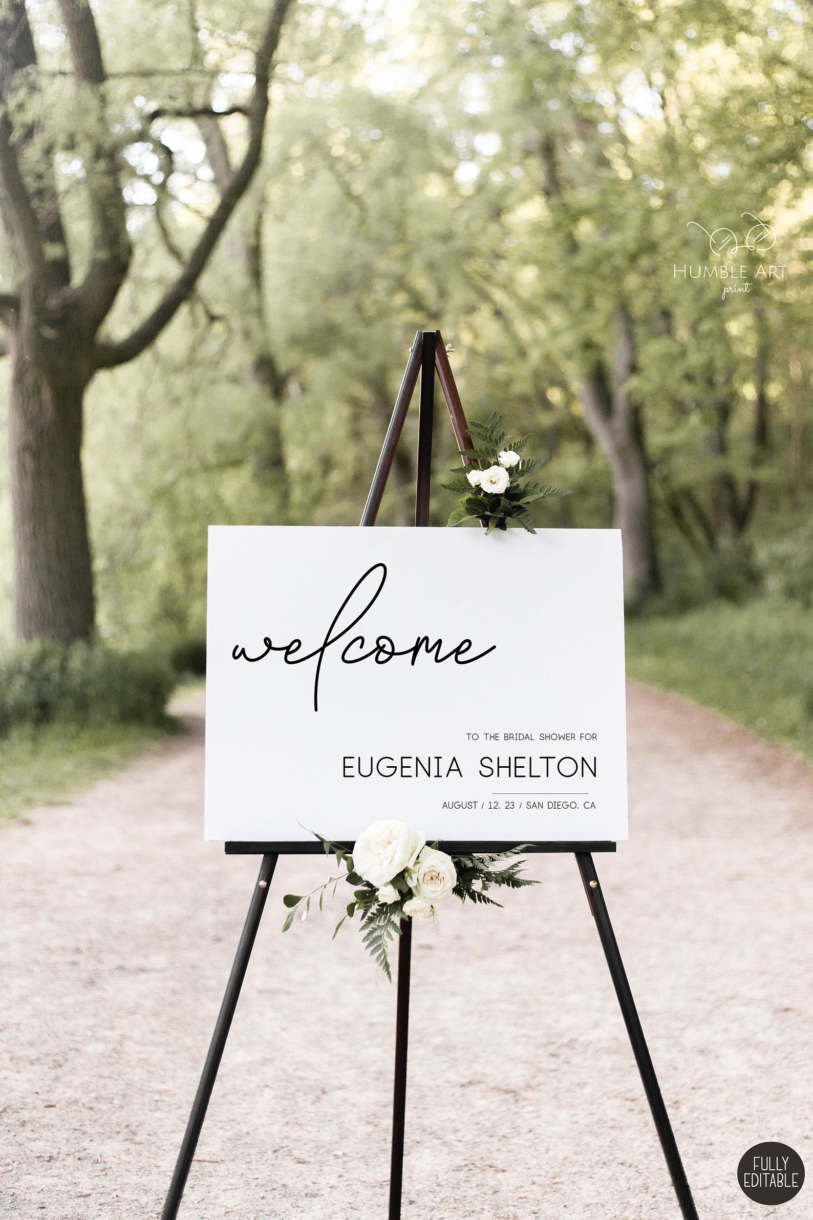 Bridal Shower Welcome Sign Printable Welcome Board - Etsy