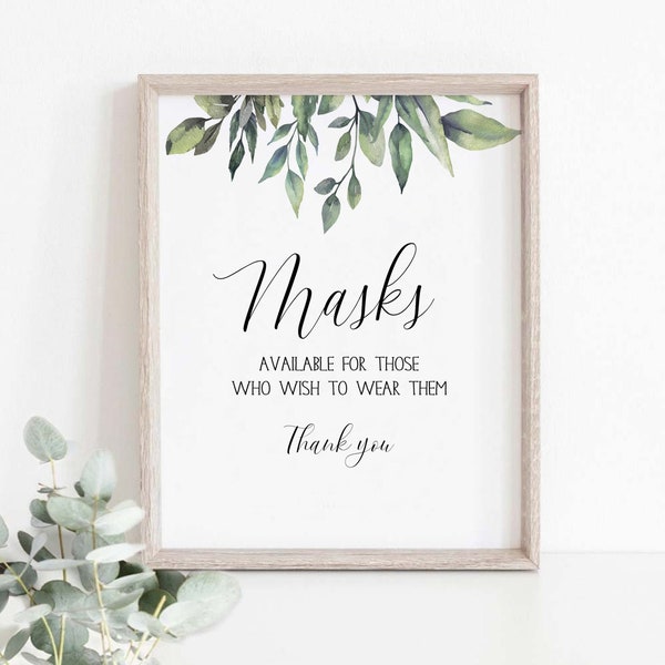 Wedding Mask Sign - Etsy