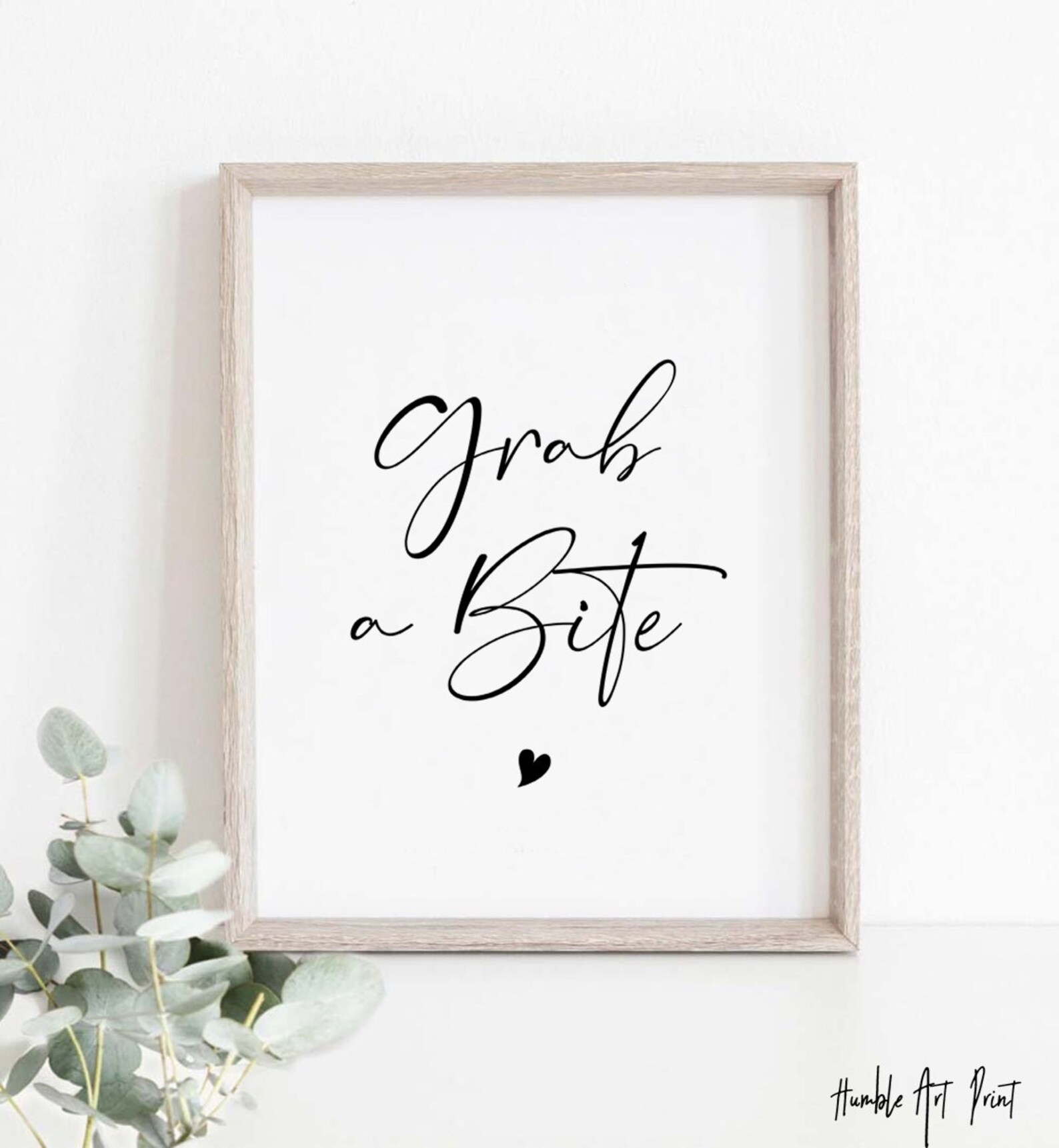 Grab a Bite Food Table Sign Buffet Table Sign Wedding Signs | Etsy