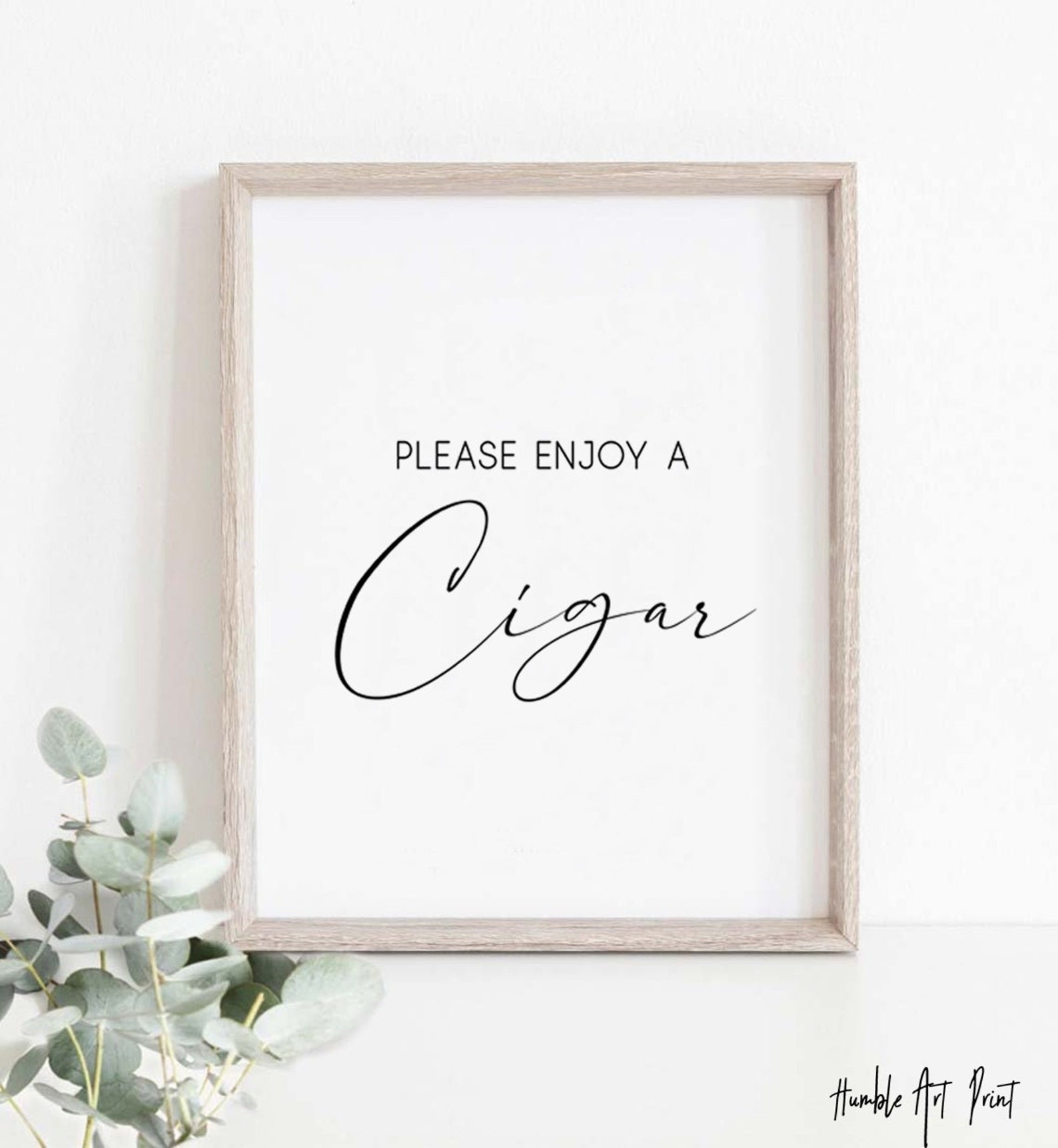 Cigar Bar Sign, Cigar Bar for Wedding, Wedding Cigar Sign Decor ...