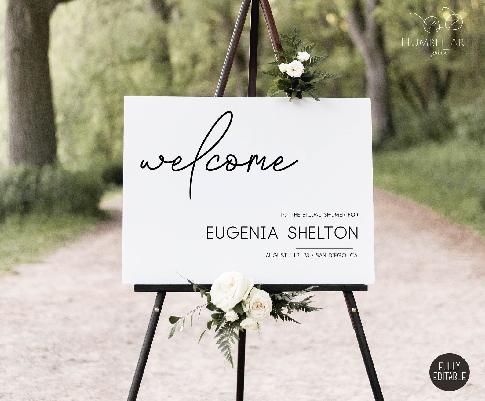 Bridal Shower Welcome Sign Printable Welcome Board - Etsy