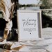 In Loving Memory Sign, Memory Table Sign, Wedding Memorial Sign ...