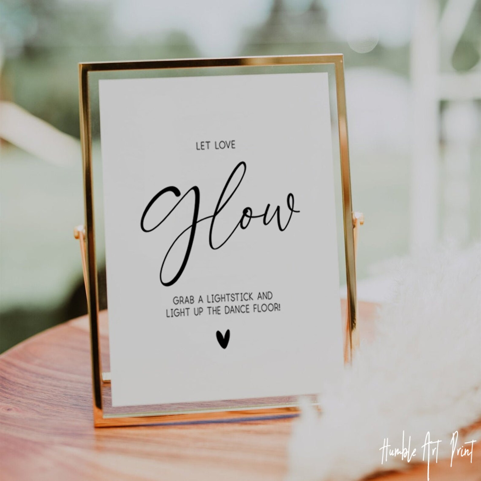 Let Love Glow Wedding Sign Light up the Dance Floor Wedding - Etsy