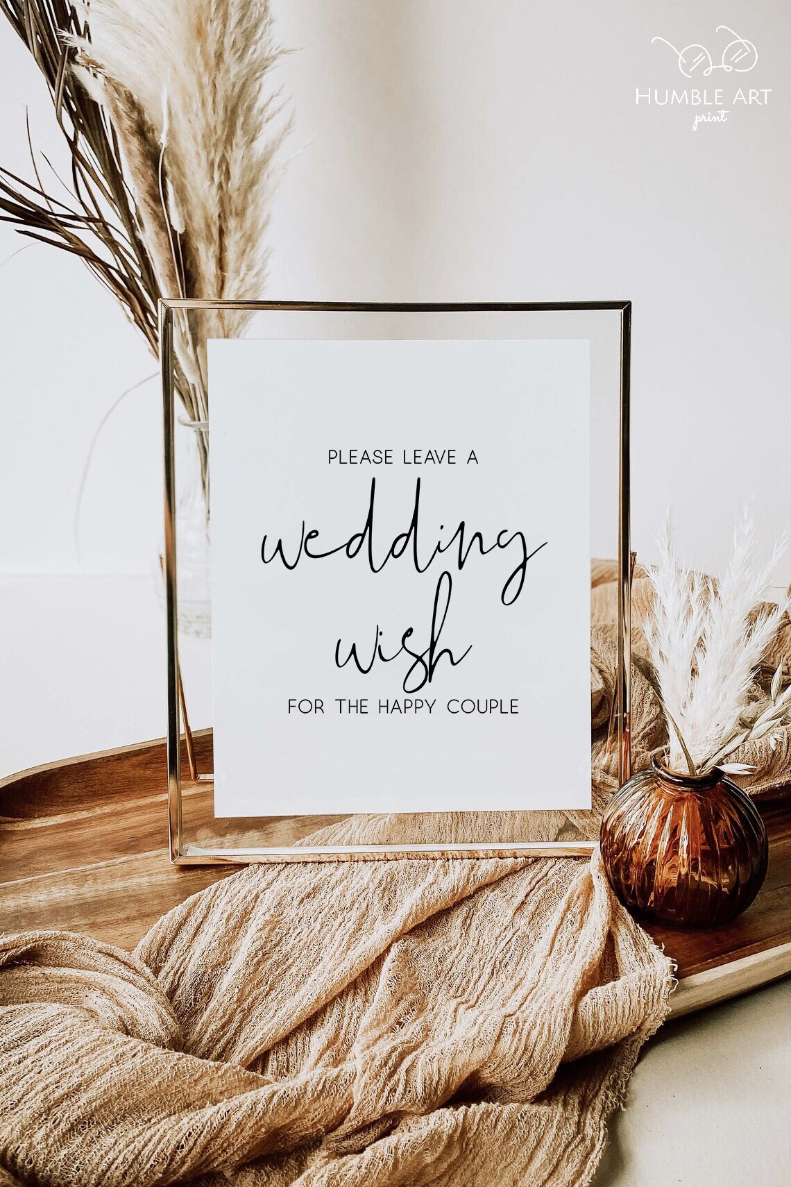 Please Leave A Wedding Wish for the Happy Couple, Wedding Signs ...