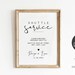 Shuttle Service Printable, Minimalist Table Sign, Shuttle Service ...