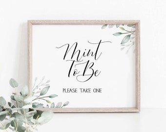 Mint to Be Sign | Etsy