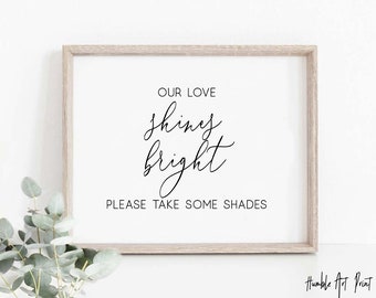 Wedding Sunglasses Sign | Etsy