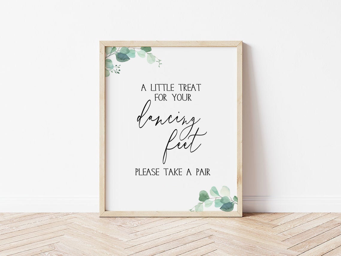 Dancing Shoes Sign, Dancing Feet, Dancing Feet Sign,wedding Signs ...