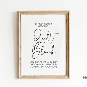 Please Sign Our Guest Quilt, Wedding Quilt Guestbook Sign, Please Sign ...