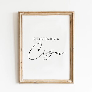 Cigar Bar Sign, Cigar Bar for Wedding, Wedding Cigar Sign Decor ...