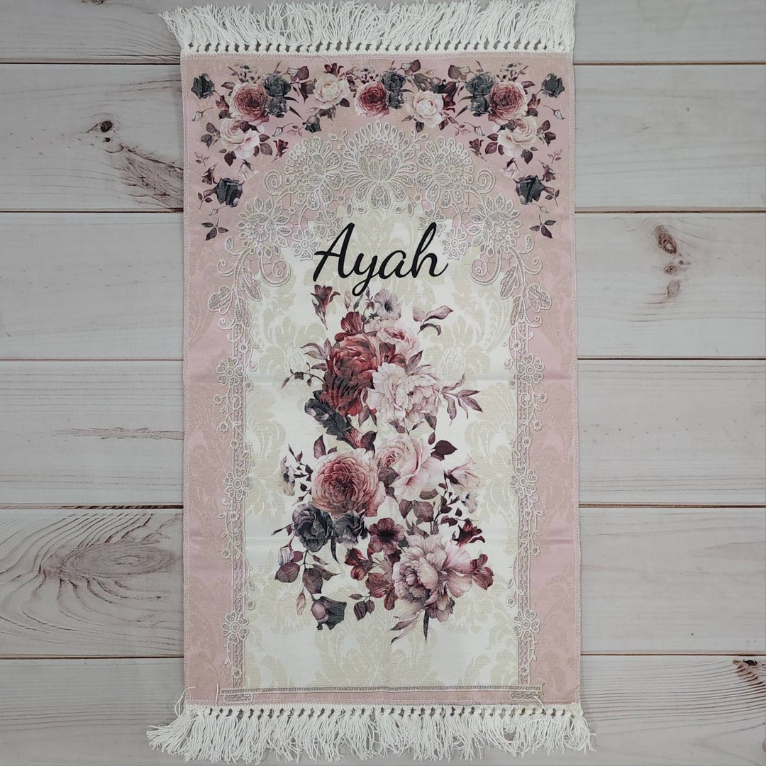 Child Size - Pink Floral Prayer Mat - Etsy