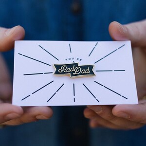 Rad Dad Enamel Pin Great for Father's Day Baby Showers - Etsy