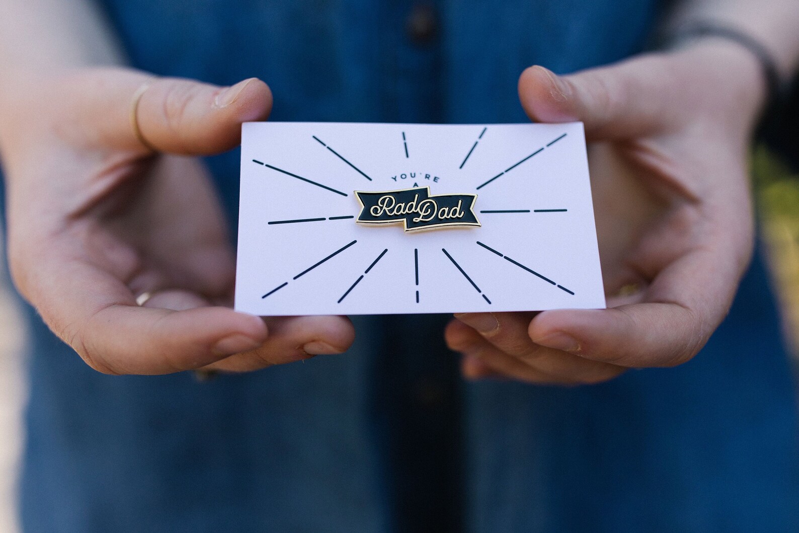 Rad Dad Enamel Pin Great for Father's Day Baby Showers | Etsy