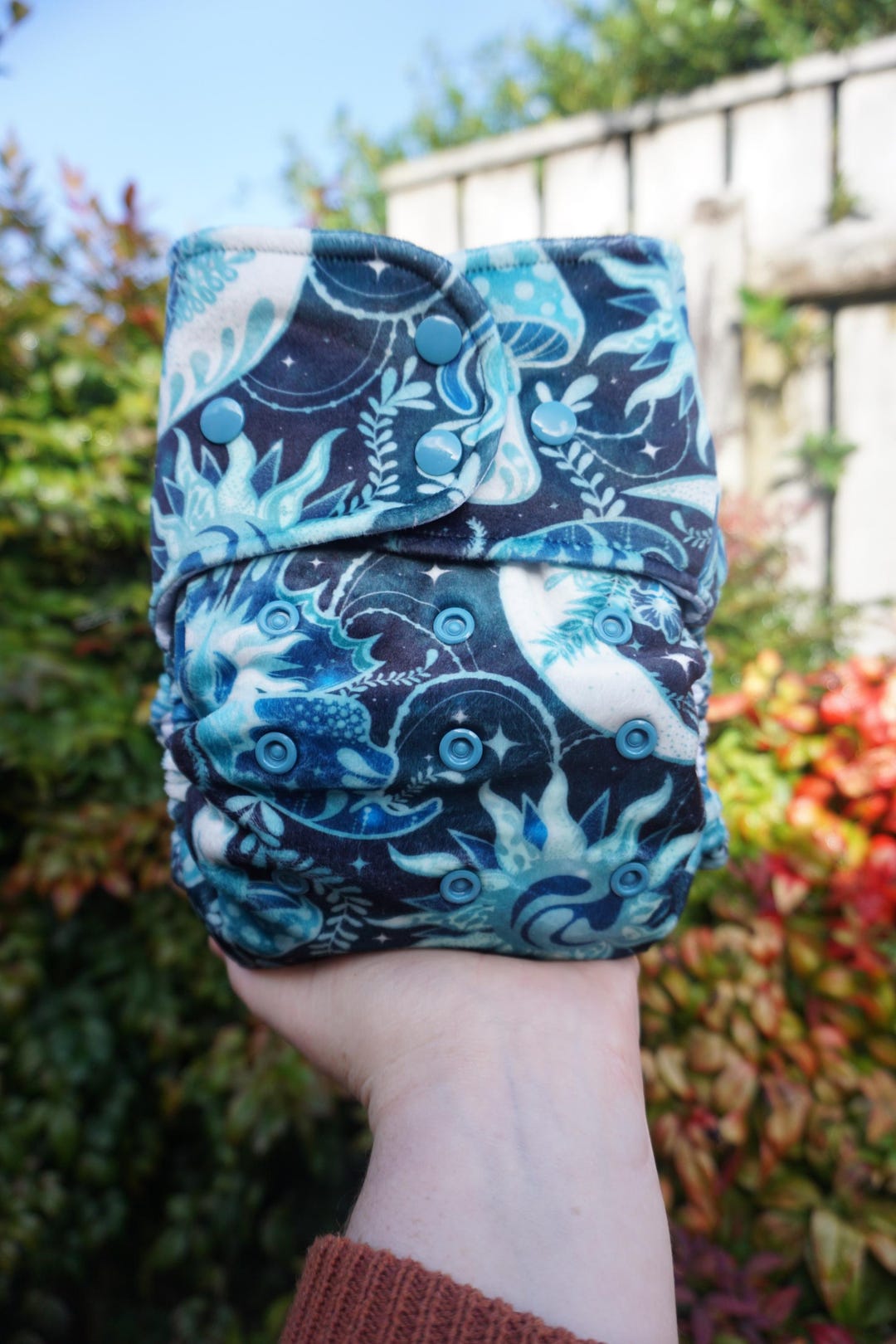 Midnight Bloom // Large Night Nappy // Toddler Cloth Nappy // 14-25kg ...