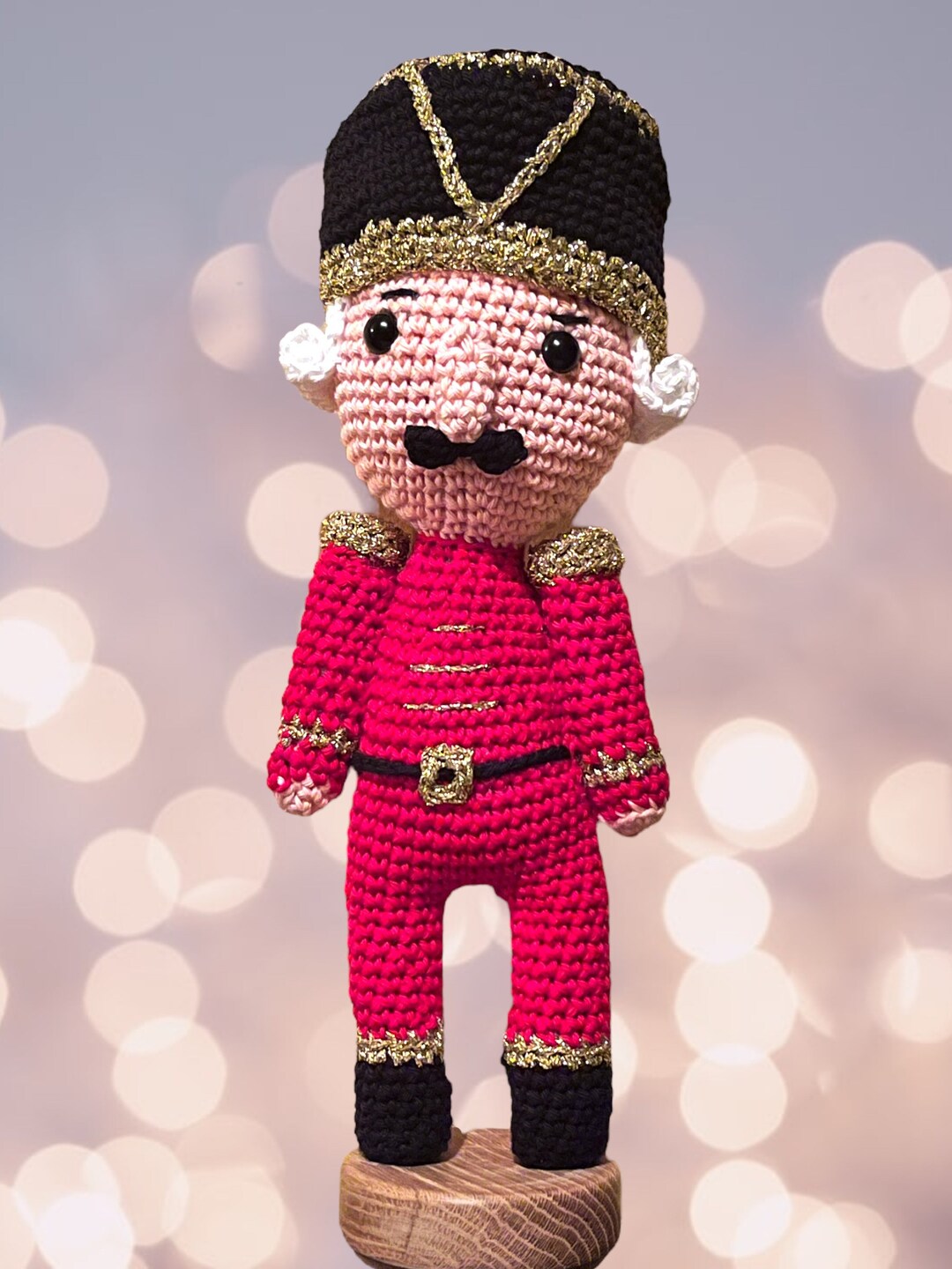 Crocheted Nutcracker Figurine - Etsy