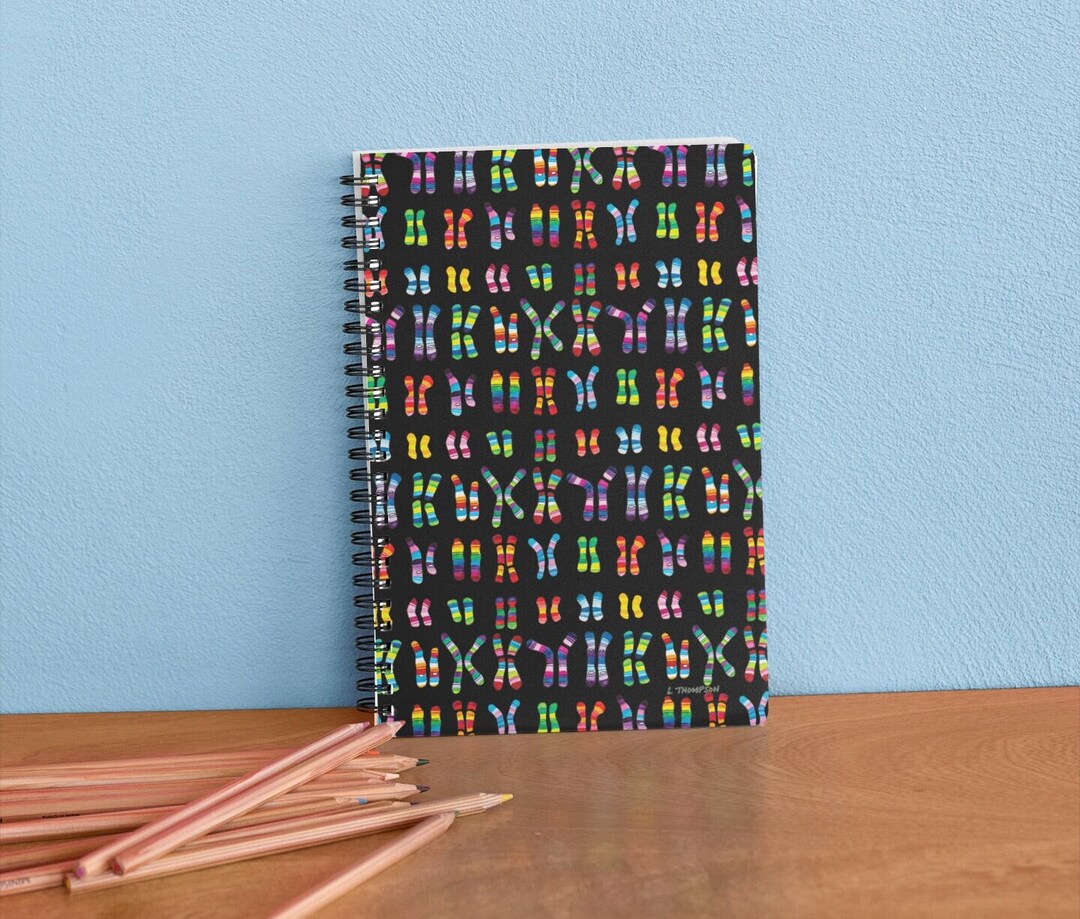 CHROMOSOME DNA Spiral Notebook| Science | Genetics| Genetic Engineering ...