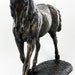 Horse Trotting Warmblood Cold Cast Bronze Sculpture by Harriet - Etsy UK