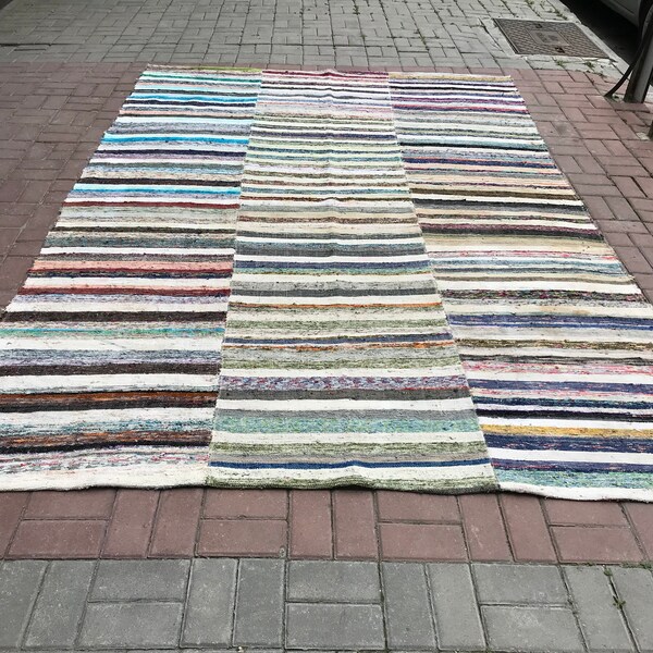 Rainbow Rug - Etsy