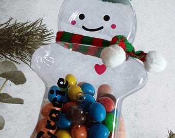 Christmas Gingerbread Man Bottle - Etsy