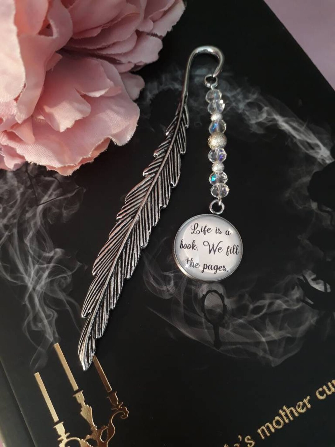 A Beautiful Bookmark Keepsake Charm. Customised Bookmark With a Verse ...