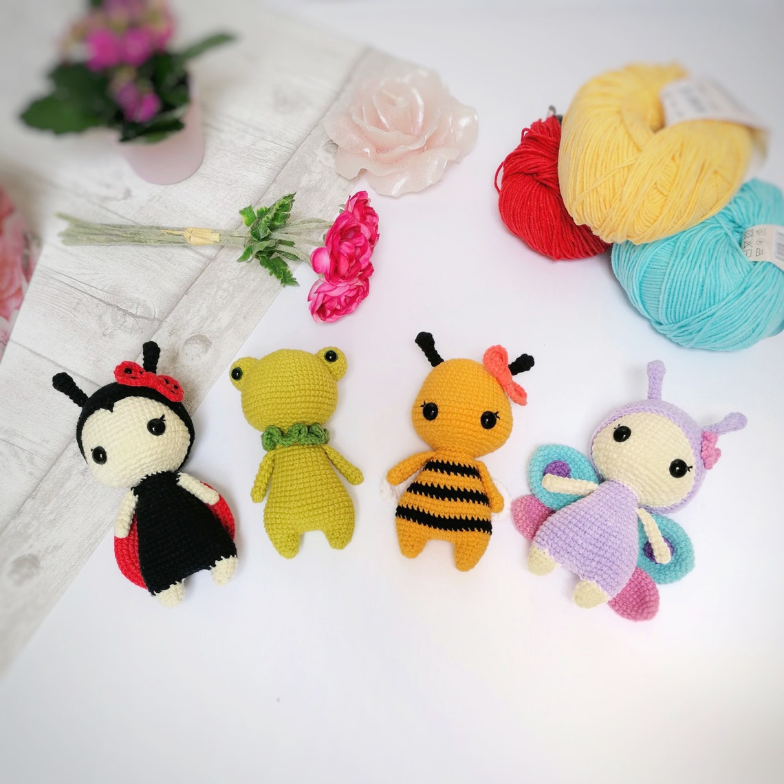 Crochet Bee Rattle Baby Bee Plush Rattle First Toy - Etsy