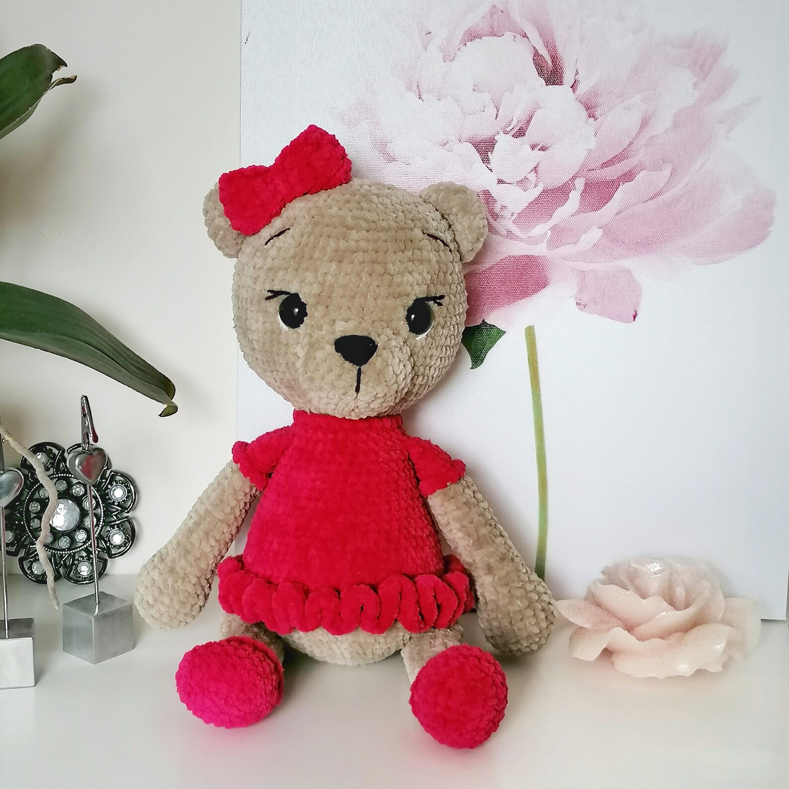 Crochet Pattern Teddy Bear Digital PDF English US - Etsy