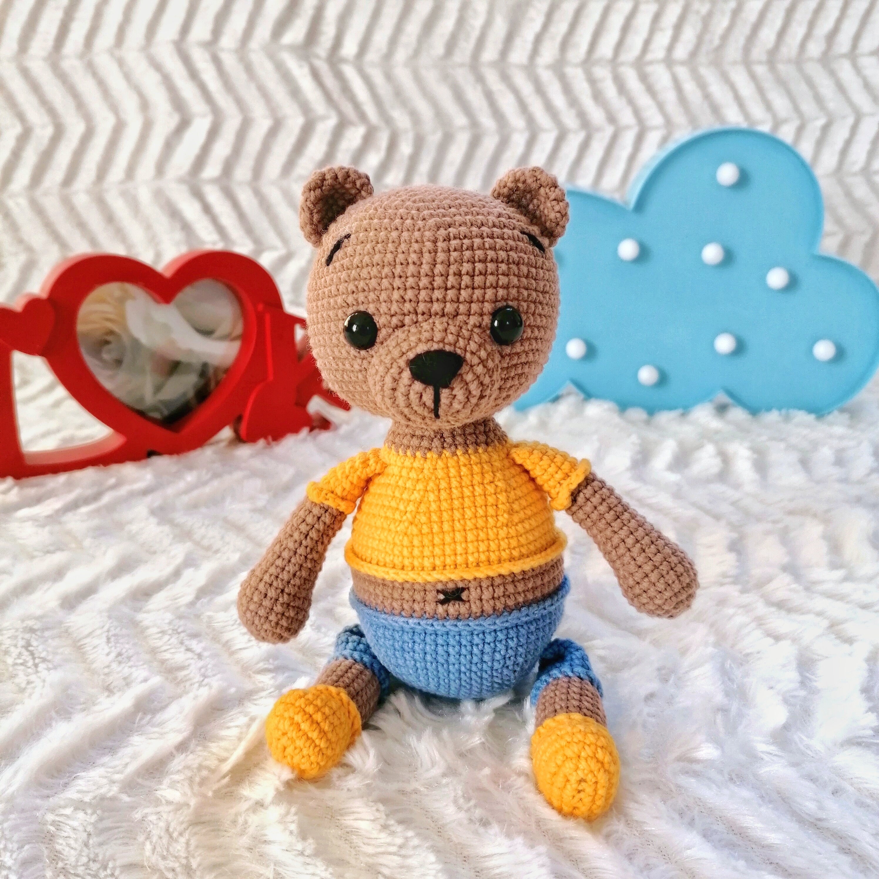 Crochet Bear Pattern Digital PDF English US / Polish Tod - Etsy