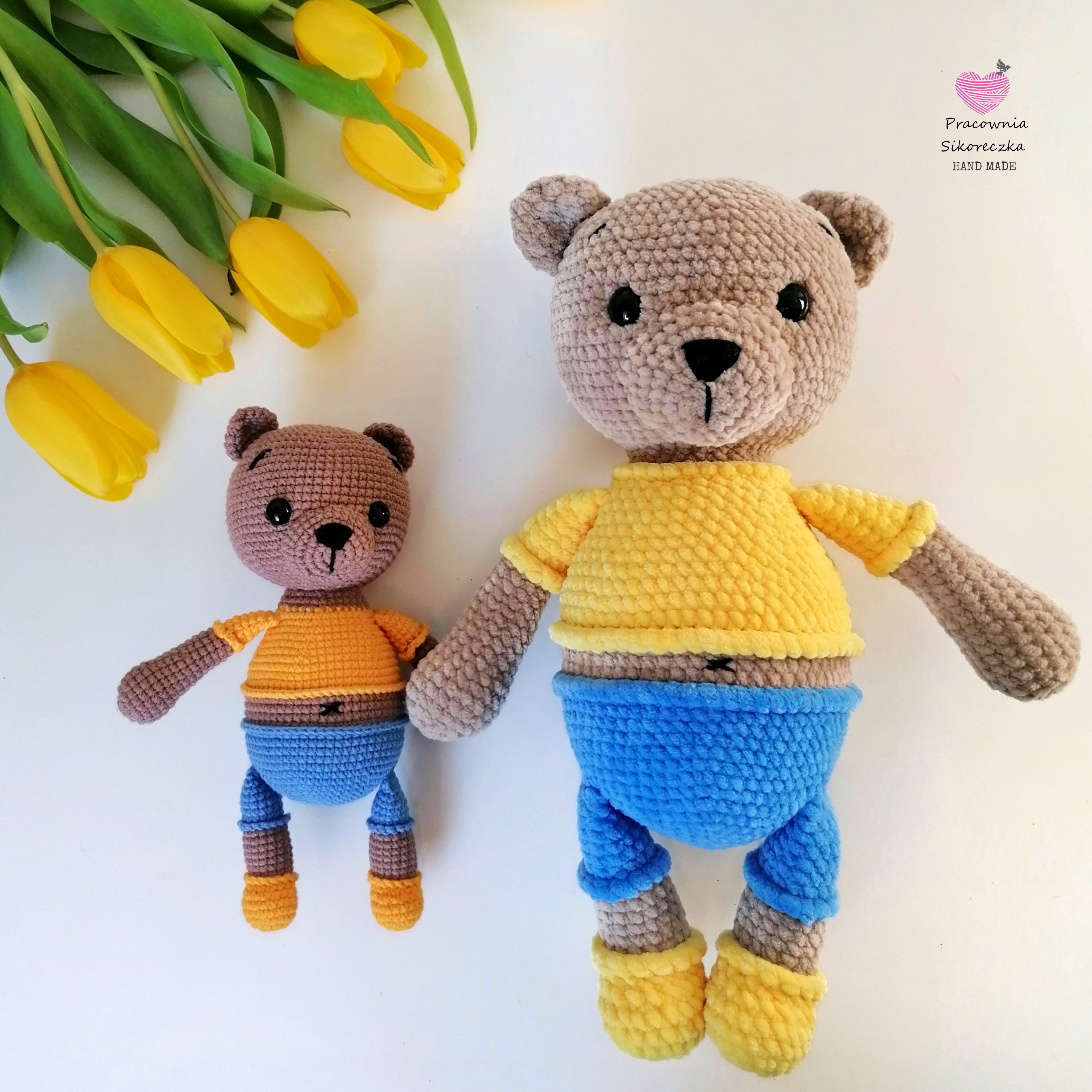 Crochet Bear Pattern Digital PDF English US / Polish Tod - Etsy