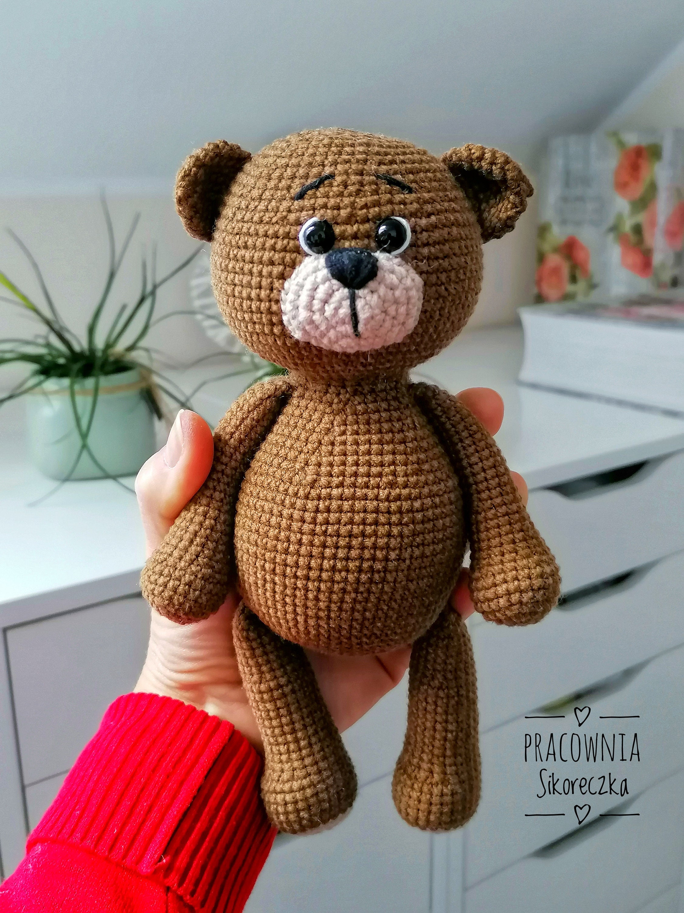 Teddy Bear Crochet Pattern Digital PDF English US / - Etsy